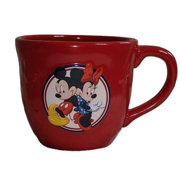 Hallmark | Dining | Disney Coffee Mugs Mickey Mouse Minnie Mouse Red ...